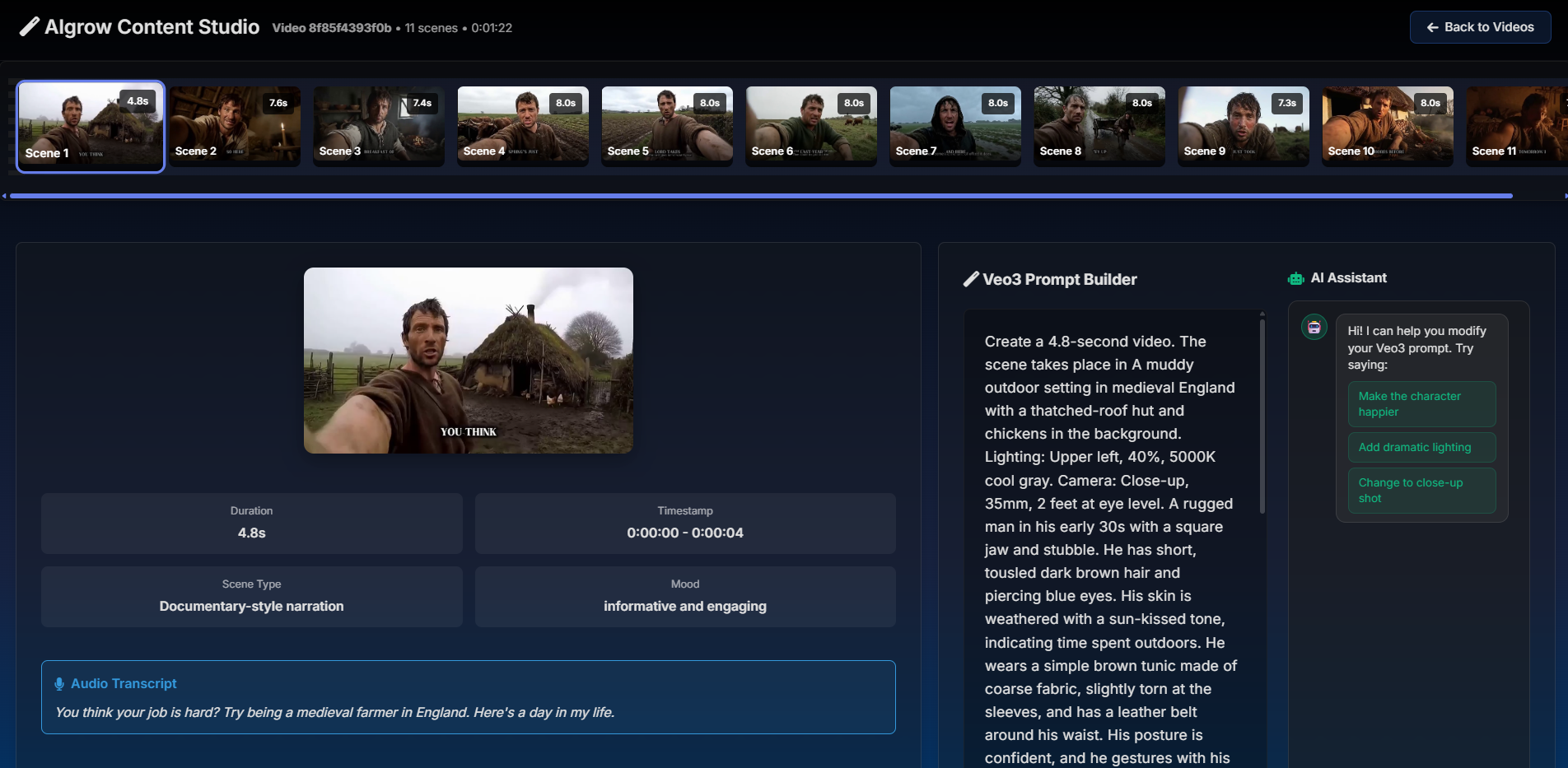 Algrow - Research and Create Viral Content